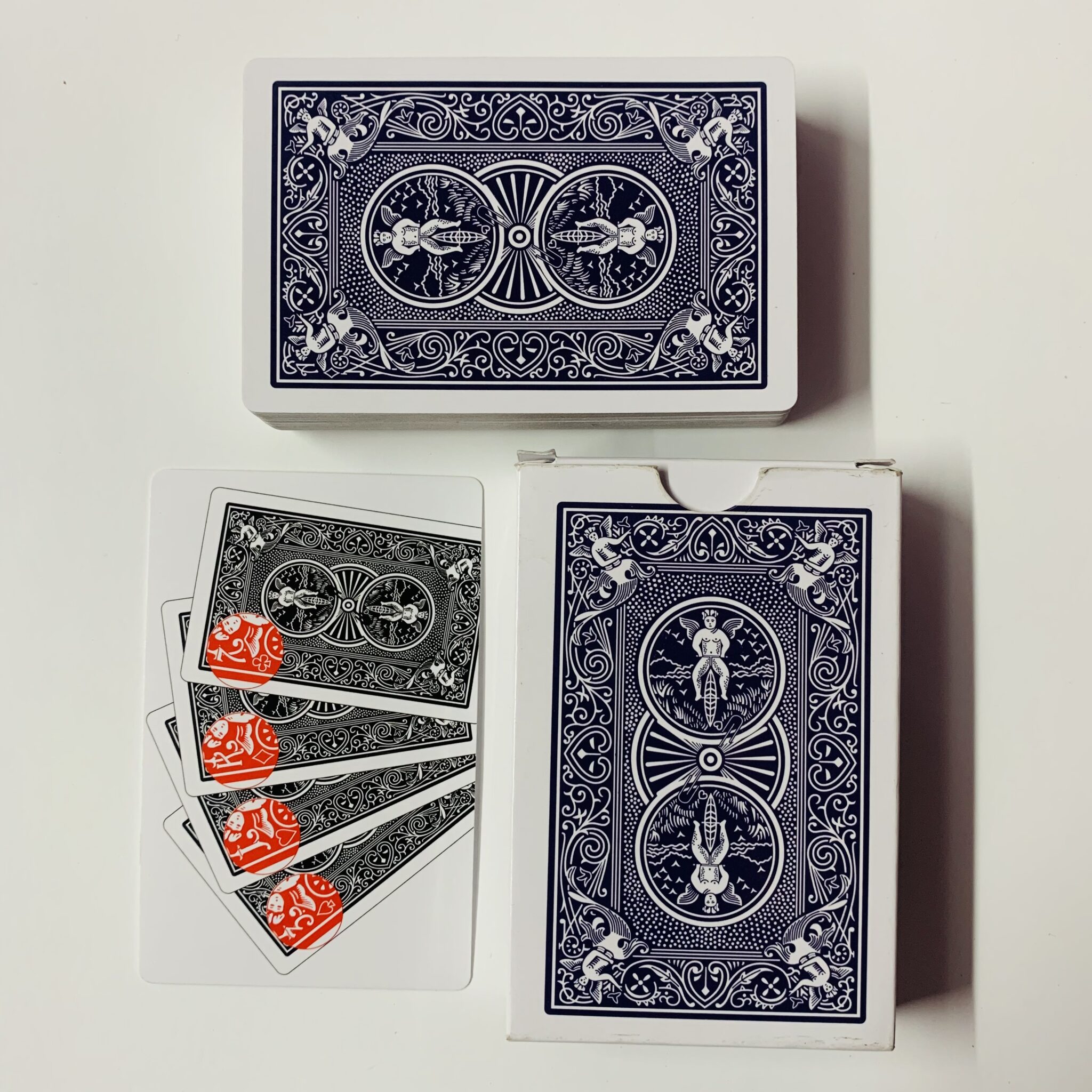 BICYCLE MARKED DECK - BLUE - Jadu Mantar Magic Shop - JM Magic